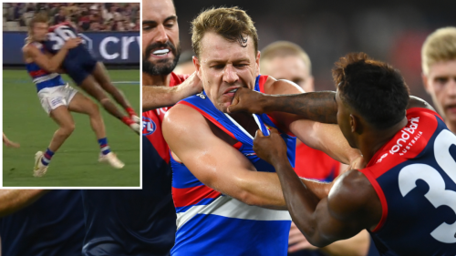 Kozzy Pickett bump video: Melbourne star in hot water for ugly bump on ...