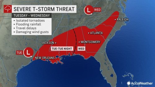 Storms To Bring Flash Flood Severe Weather Risk To Southern Us Flipboard