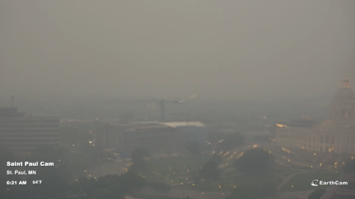 'Dangerous' air quality in Minnesota, Wisconsin as wildfire smoke pours ...