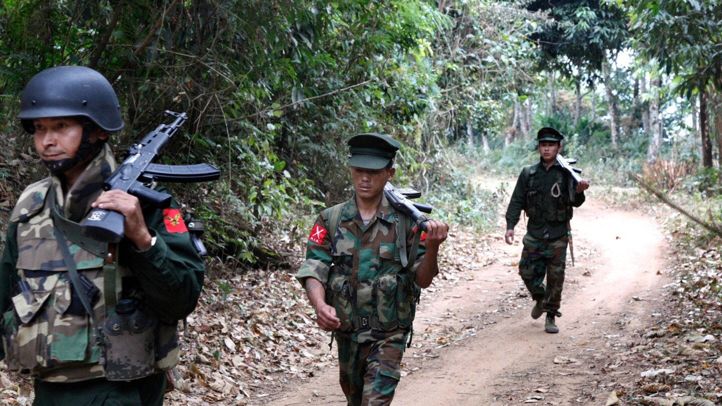Rebel group takes key Myanmar border town and rare earth mining hub in ...