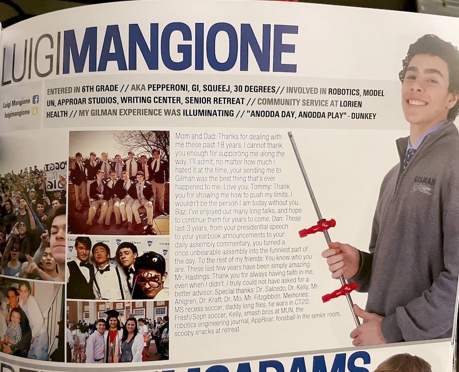 Who is Luigi Mangione? Scion of Baltimore family charged in ...