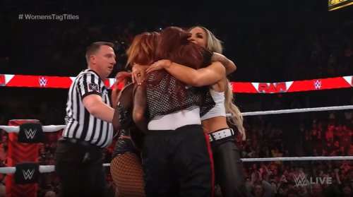 Trish Stratus Helps Lita and Becky Lynch Win Tag Titles on WWE Raw | Flipboard