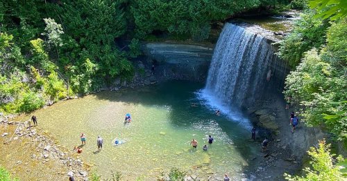 Bridal Veil Falls on Manitoulin Island is a magical cascade you can ...