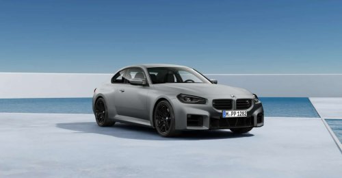 2023 BMW M2 Frozen Pure Grey And Frozen Portimao Blue Shown For The ...