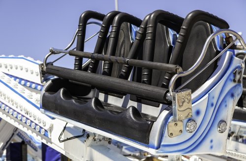 Watch man leap from moving roller coaster seconds before disaster to ...