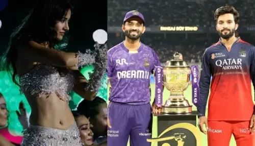 Disha Patani Dazzles In Blingy Bralette, Short Skirt For Her IPL 2025 ...
