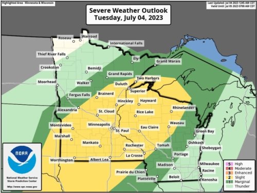 Fourth of July weather in MN: 2 rounds of storms, some severe | Flipboard