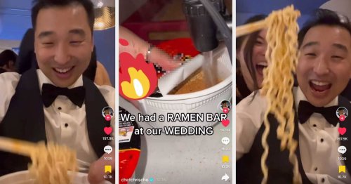 "We Had A Ramen Bar At Our Wedding": This Couple Surprised Their ...
