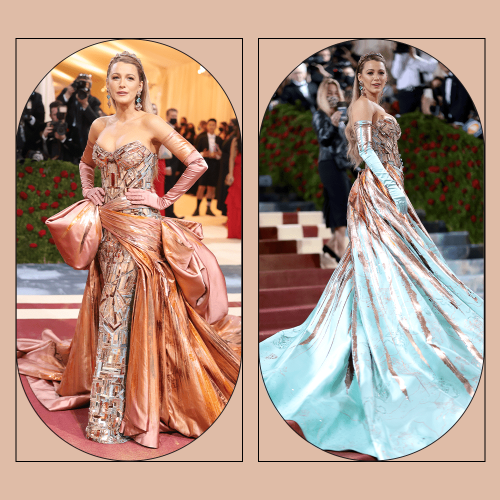Blake Lively's Take on Gilded Glamour? Jade Jewelry, Opera Gloves, and ...