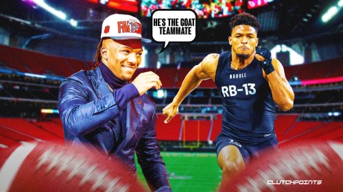 ‘Roschon is a god’: Bijan Robinson’s comments on ex-teammate, Bears draft pick will hype up ...