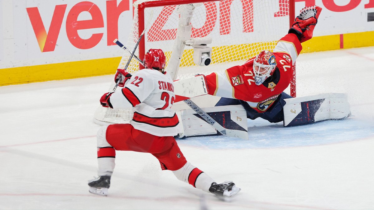 Logan Stankoven joins exclusive Hurricanes club with Game 4 goal vs ...