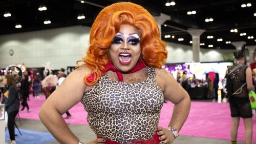 Watch a drag queen named Meatball transform into Rep. George Santos ...