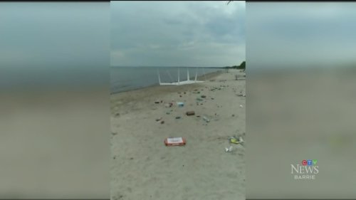 Wasaga residents angry after crowds leave major mess at the beach ...