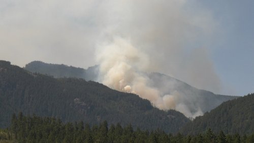 Wildfire Closes Vancouver Island Highway Cutting Off Access To Western