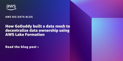 How GoDaddy built a data mesh to decentralize data ownership using AWS ... How GoDaddy built a data mesh to decentralize data ownership using AWS ...