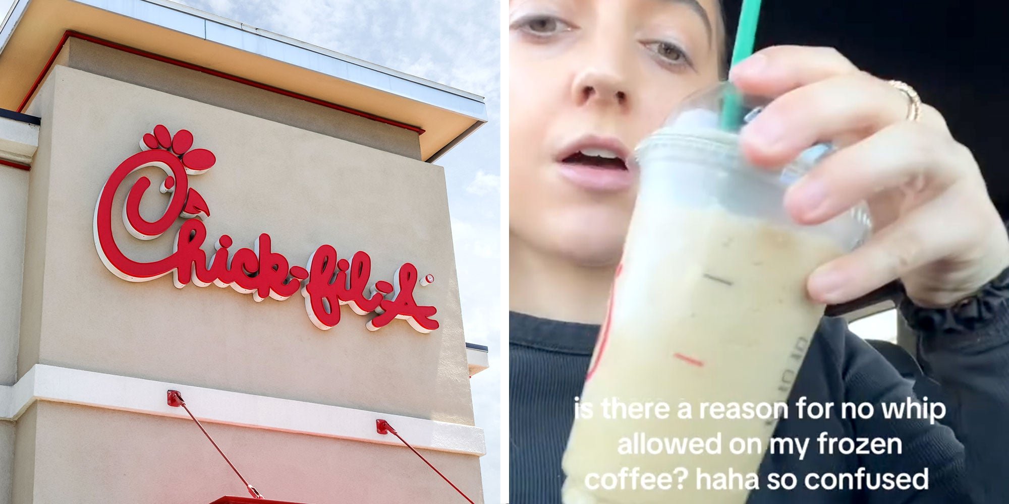 Chick-fil-A Customer Orders Frosted Coffee With Whipped Cream. A Worker Steps In | Flipboard