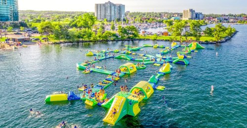 Canadas Largest Inflatable Waterpark Opens This Month And Its In