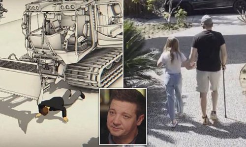 Shocking animation shows how Jeremy Renner was almost crushed to death ...