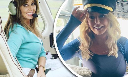 'Nine years ago today!' Carol Vorderman , 61, celebrates the ...