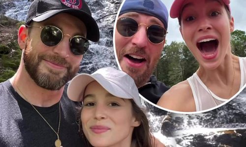 Chris Evans, 41, shares sweet slideshow of romantic moments with his girlfriend Alba Baptista ...