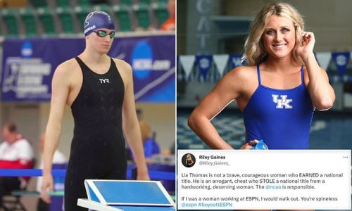 Swimmer Riley Gaines Slams Espn For Honoring Arrogant Cheat Trans