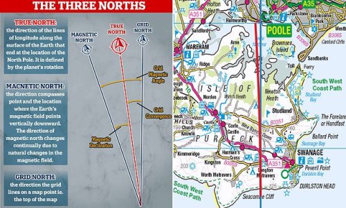 The three 'norths' combine over Britain for the first time in history ...