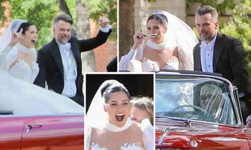 Just married! Josh Duhamel, 49, marries Miss World America Audra Mari ...