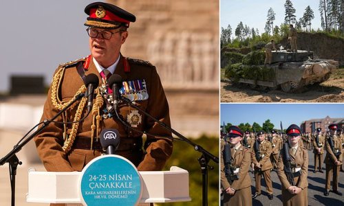 Britain's most senior soldier General Sir Patrick Sanders blasts the ...