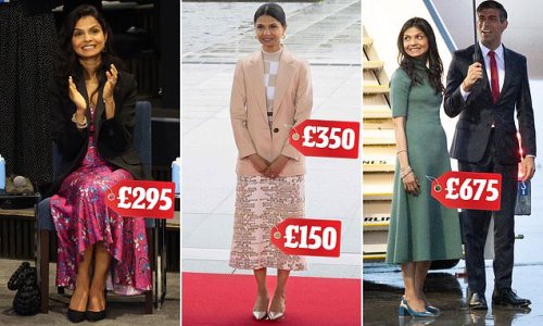How Mrs Rishi has ditched her Gucci for a more affordable style (if you ...