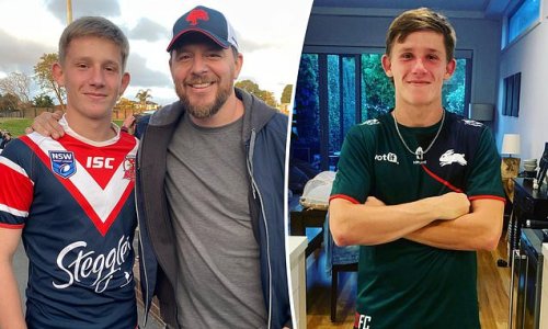 Celebrity chef Manu Feildel announces his son Jonti, 18, has signed ...