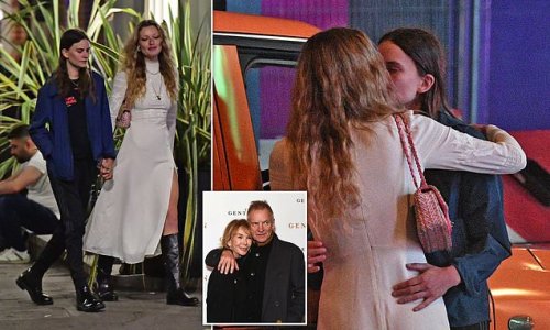 Sting and Trudie Styler's non-binary offspring Eliot Sumner holds hands ...