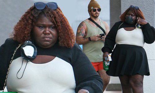 Gabourey Sidibe steps out with husband Brandon Frankel after revealing ...