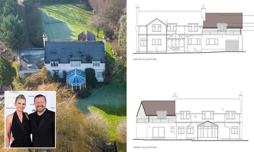 David Brent's NEW Office: Ricky Gervis plans extension on his £3million ...