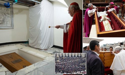 Benedict's final resting place: Pope is entombed in crypt under St ...