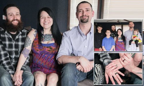 Polyamorous Throuple Who Wed In A Special Ceremony And Are All