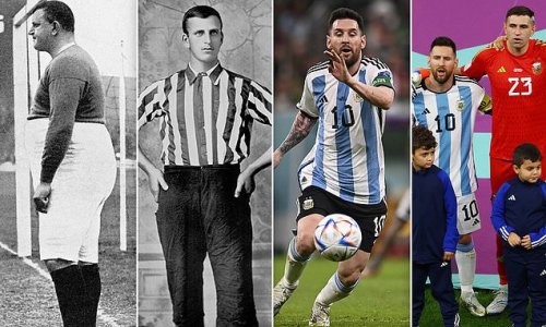 The changing shape of footballers: From 20-stone behemoth William ...