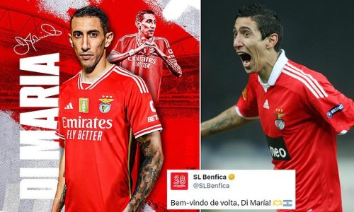 Angel Di Maria completes his return to Benfica on a free from Juventus ...