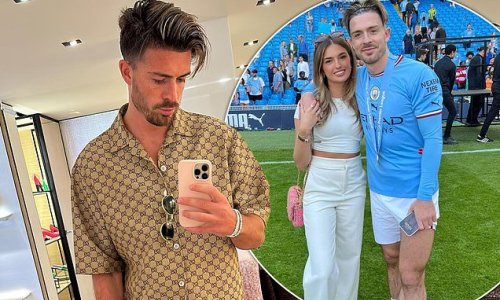 Jack Grealish cosies up to air hostess in Las Vegas nightclub while his ...