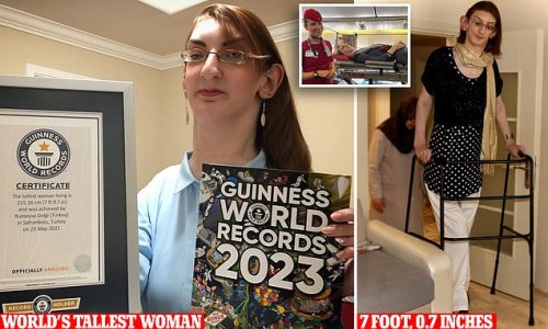 Tallest woman in the world, who stands at over 7ft, reveals what her ...