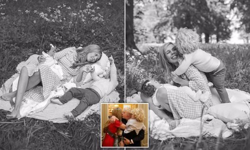Carrie Me Mummy Delightful New Photos Show Mrs Johnson With Her
