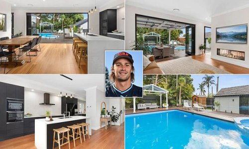 Inside the stunning Sydney property footy star Nicho Hynes just snapped ...
