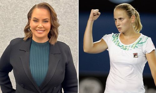 Channel Nine commentator and Australian tennis great Jelena Dokic ...