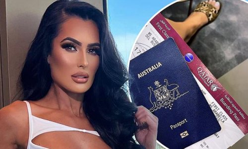 Controversial ex-NRL WAG Arabella Del Busso shows off her first class ...