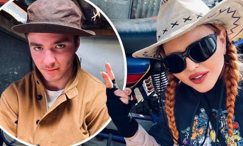 Madonna shares rare photo with sons Rocco Ritchie, 22, and David Banda ...