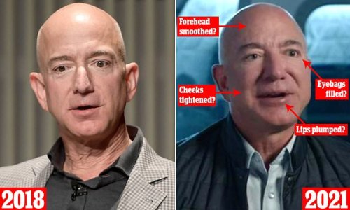 Has Jeff Bezos had a space-lift? Experts say billionaire's dramatically ...