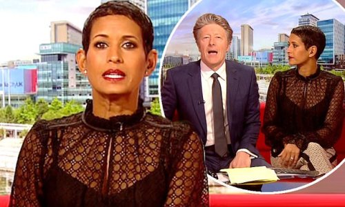 Naga Munchetty Sends Fans Into A Frenzy Over Her See Through Lace