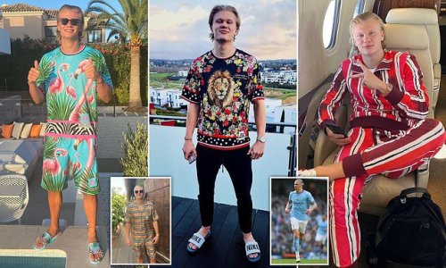 Premier League wonder boy Erling Haaland's £1,000 pyjamas revealed ...