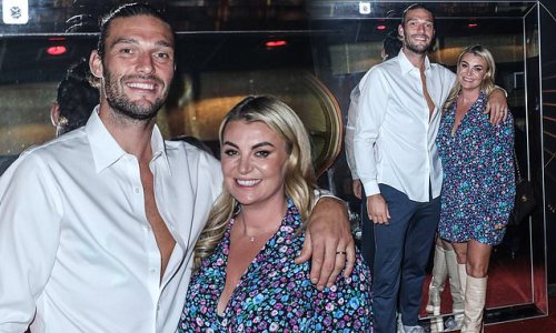 Recently married Andy Carroll and Billi Mucklow put on a loved up ...