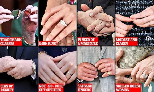 Can you put your finger on whose royal hands are whose? The Queen is ... Can you put your finger on whose royal hands are whose? The Queen is ...
