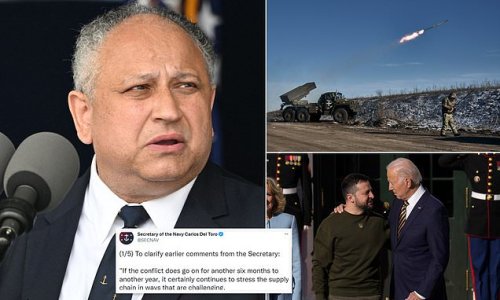 Navy Secretary Carlos del Toro is 'concerned' that within the next six ...